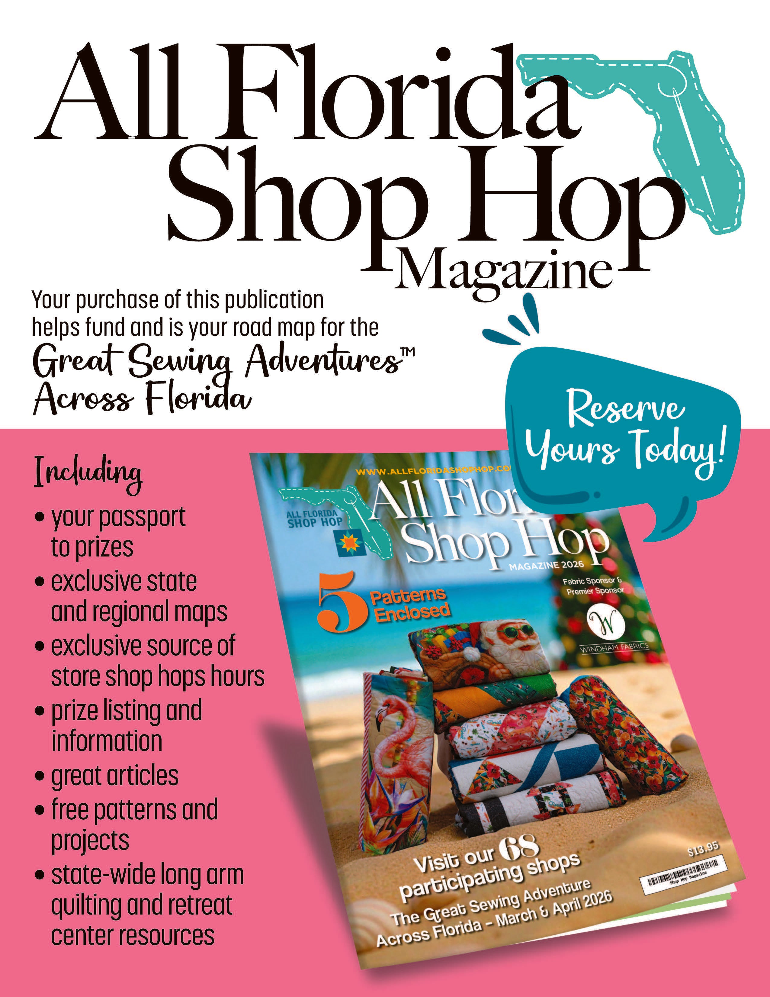 All Florida Shop Hop Magazine – Firefly Quilt Company